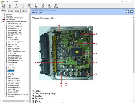 E Book Pinout Modules Helper Transistor Defects Multimeters Software Repair Location Eeprom