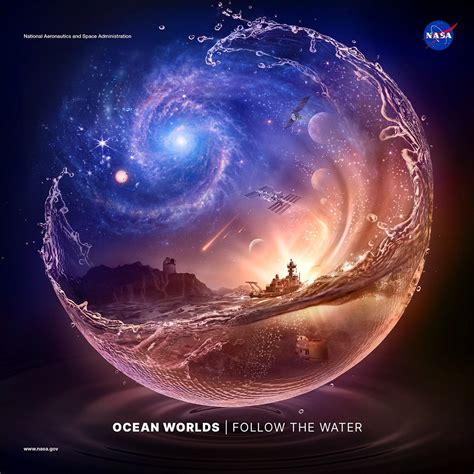 Ocean Worlds Poster And Virtual Backgrounds Nasa Science