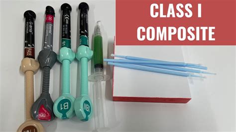 Composite Set Up For Class I Cavity Preparation Youtube
