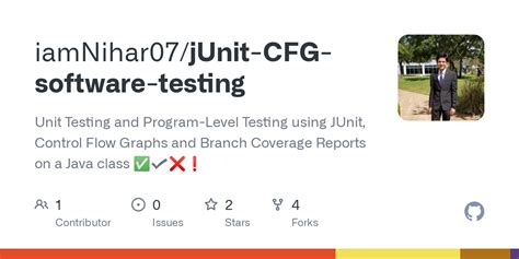 GitHub IamNihar JUnit CFG Software Testing Unit Testing And Program Level Testing Using