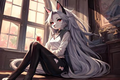 Loona Hellhound By Helluva World On Deviantart