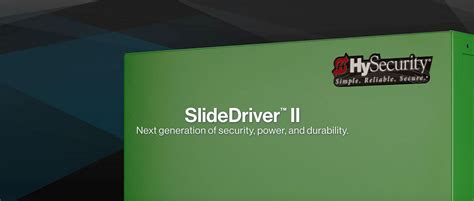 Hysecurity Slidedriver Ii Next Generation Of Security