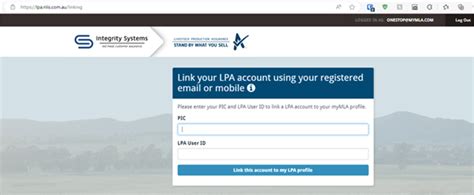 How To Create A New Mymla Account And Link Your Accounts Integrity Systems