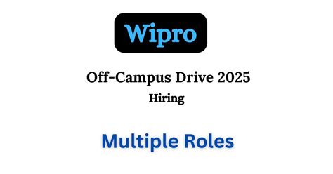 Wipro Bulk Hiring For Freshers 2025 Pan India Fresher Job List