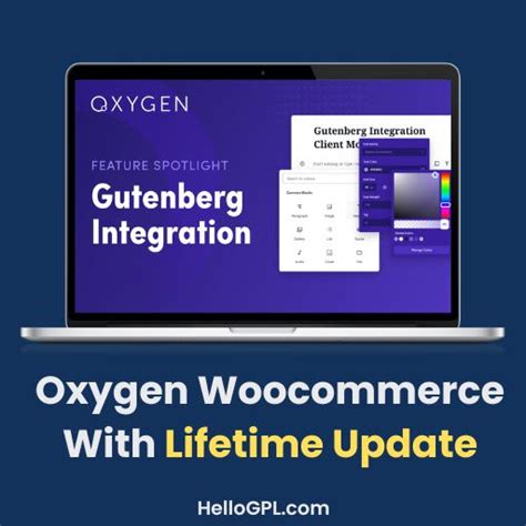 Oxygen Woocommerce Activation With Key Lifetime Update