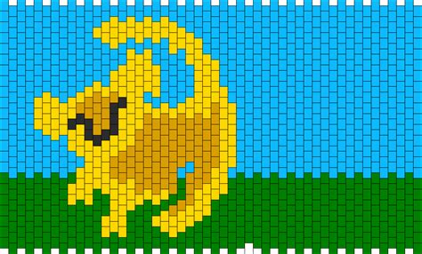 The Lion King Cuff Pony Bead Patterns Characters Kandi Patterns For Kandi Cuffs