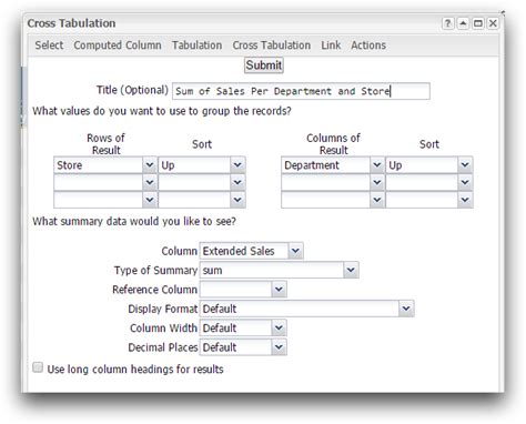 Creating A Simple Pivot Table