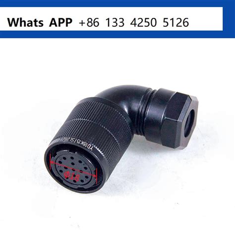 High Quality Yd18 4 Core 80 Servo Motor Aviation Plug Waterproof