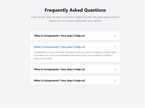 Faq Tailtailwind Css By Yujesh K C On Dribbble