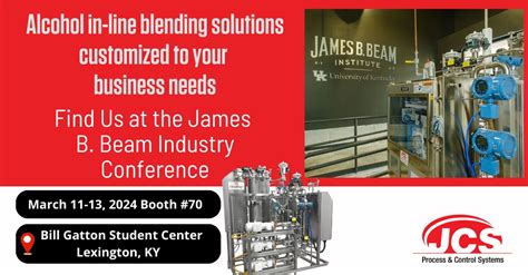 Jcs Process And Control Systems On Linkedin Conference Alcoholblending Beverageprocessing