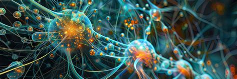 Abstract Illustration Colorful Neural Network Structure Shows Interconnected Nodes And Data