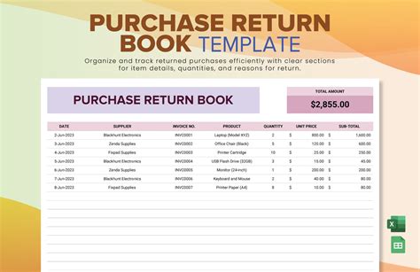 Free Editable Book Templates In Excel To Download
