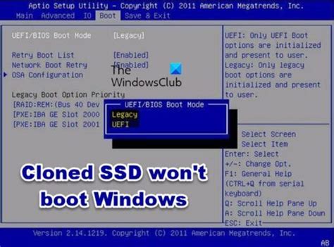 Cloned SSD Or Hard Disk Won T Boot Windows
