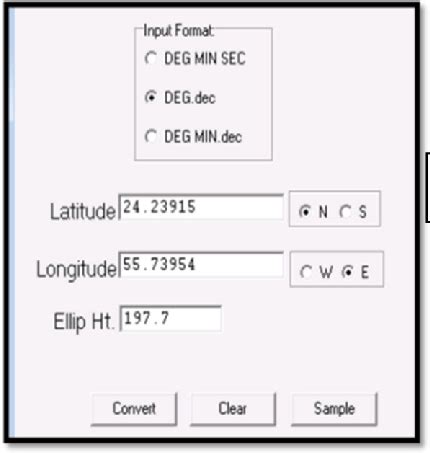Coordinate Conversion Download Scientific Diagram