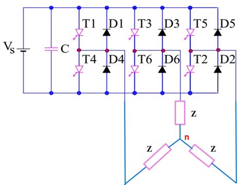Three Phase Inverter It S Basics And Circuit Diagram Quick Learn