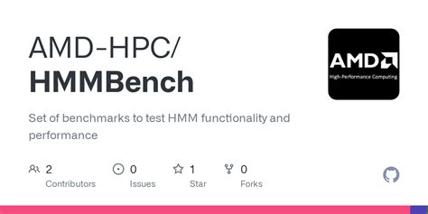 Github Amd Hpc Hmmbench Set Of Benchmarks To Test Hmm Functionality And Performance
