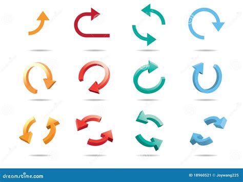 3d Cycle Arrows Stock Vector Illustration Of Chart Forward 18960521