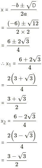 ML Aggarwal Quadratic Equations Exe Class ICSE Maths Solutions ICSEHELP