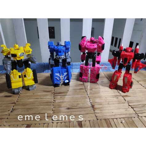 Jual Robot Tobot Transformers Miniforce X Tron Megazord Set 4 Kab