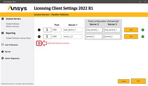 License Configuration Using The Ansys Client Settings Ansys Optics