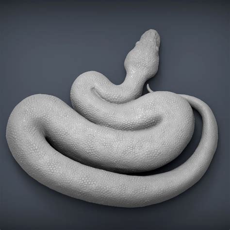 3d Printable Ball Pythons By Alexander3dart