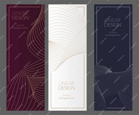 Premium Vector A Pattern Of Wavy Lines Template For Interior Design Packaging Social Networks