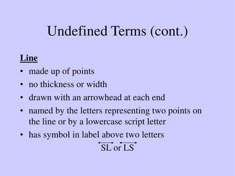 Ppt Undefined Terms And Definitions Powerpoint Presentation Free