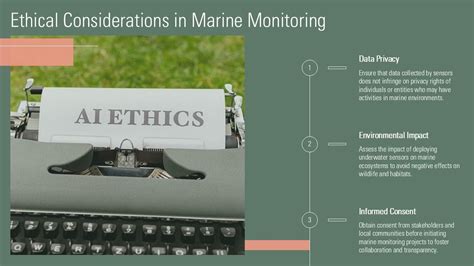 Ethical Considerations In Marine Monitoring Underwater Wireless Sensor