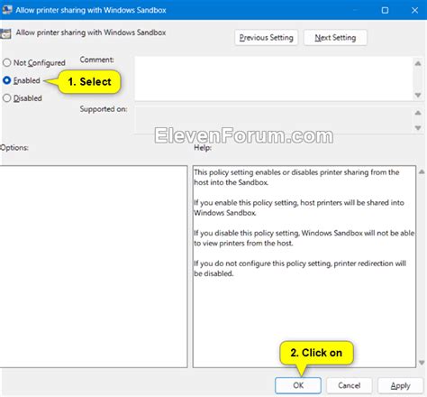 Enable Or Disable Printer Sharing With Windows Sandbox In Windows 11 Windows 11 Forum