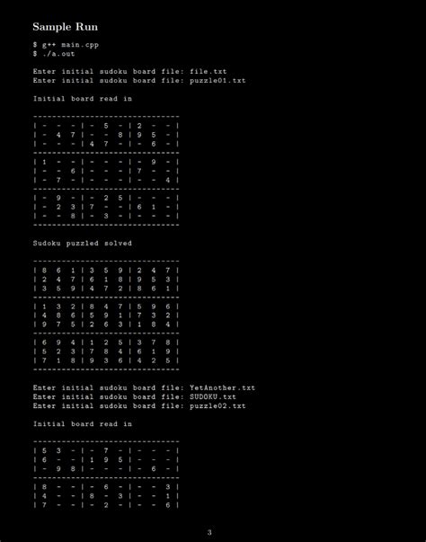 Cs302 Assignment 2 Sudoku Solver Sudoku Description