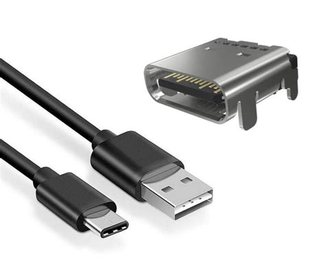 USB Type C Connector And Cable Assembly Input Output Connectors Amphenol