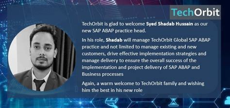 Syed Shadab Hussain On Linkedin Sap Abapdeveloper Fiori Abap Saphana 40 Comments