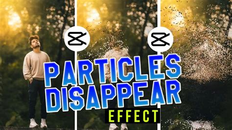 Trending Particles Disappear Effect In Capcut L Capcut Video Editing