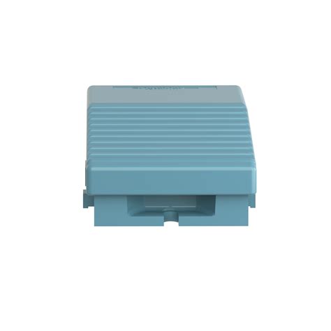 Xpem211 Interruptor De Pedal Simple Azul 2 Pasos Metalico 2na2nc