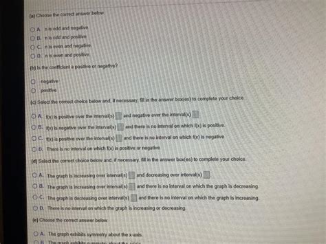 Solved Use The Given Graph Of Y Ax Where N Is A Nonzero