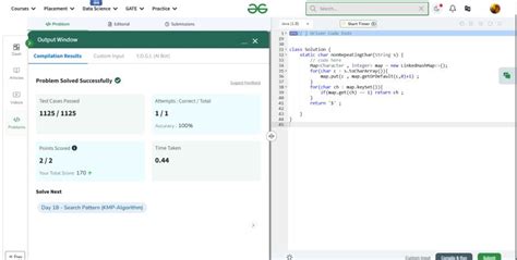 Geekstreak2025 Gfg160 Dsa Geeksforgeeks Codinglife Geeksforgeeks Saish Sachin Patil