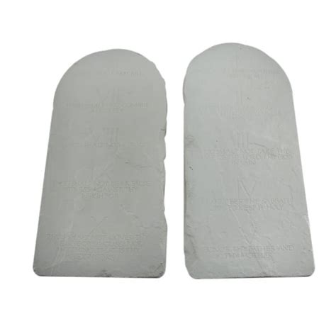 Ten Commandments Stone Tablet Wall Hangings Gray Stone Finish Bed Bath And Beyond 18517032