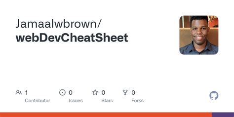GitHub Jamaalwbrown WebDevCheatSheet