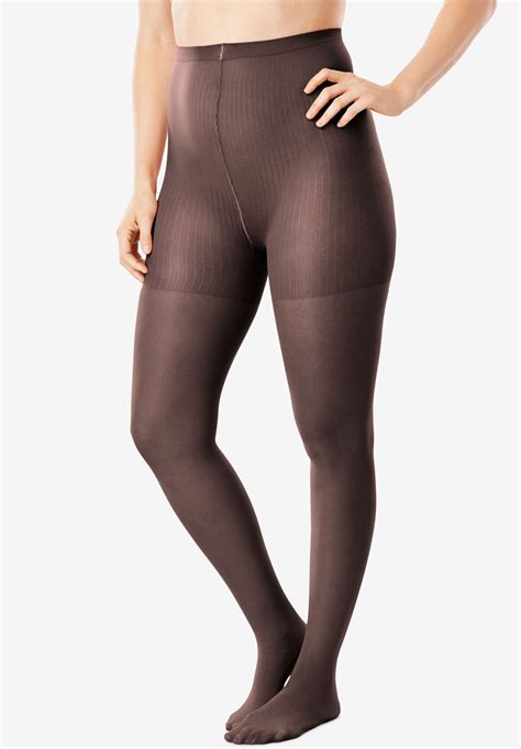 Control Top Sheer Tights 2 Pack Hosiery Dark Coffee Catherines