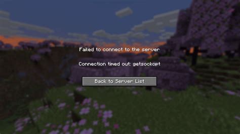 Getsockopt Minecraft Error Understanding And Fixing The Issue