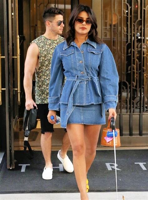 Bring Denim Skirt Back In Trend Celeb Approved Ways To Style It