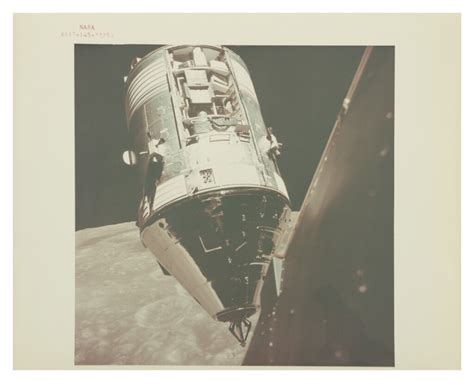Apollo 17 A View Of Csm America Taken From Lm Challenger Vintage