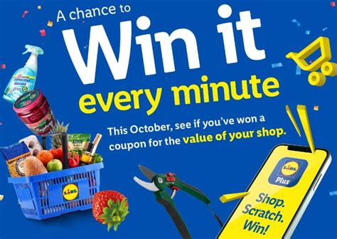 Lidl Plus App Free Scratchcards You Could Win Back The Cost Of Your Shopping