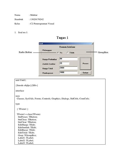 Tutorial Menggunakan Lazarus Untuk Buat Aplikasi Visual Pdf