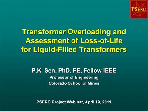 Pdf Transformer Overloading And Assessment Of Loss Of Life For Liquid