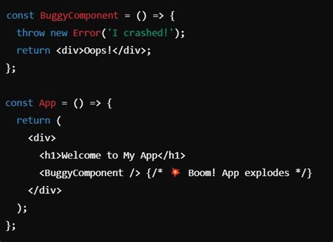 Ansh Jain On Linkedin Reactjs Errorhandling Developerlife Webdev Reacttips