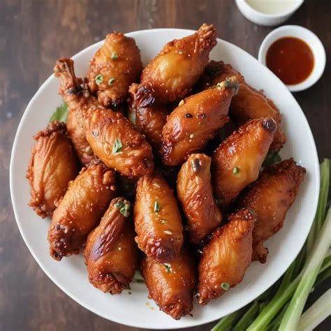 Korean Fried Chicken Wings Crispy Sticky Spicy Korean Garden Boston