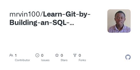 github mrvin100 learn git by building an sql reference object