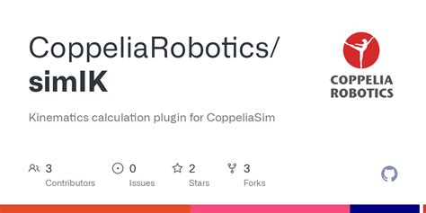 Github Coppeliaroboticssimik Kinematics Calculation Plugin For