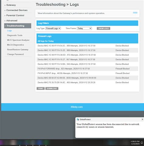 New XB7 Losing Internet Multiple Times A Day Xfinity Community Forum